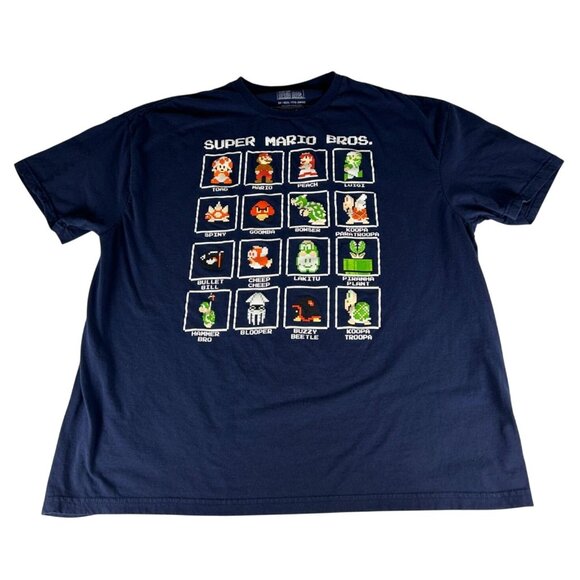 Super Mario Bros. | Tops | Super Mario Bros Nintendo Character Tshirt ...